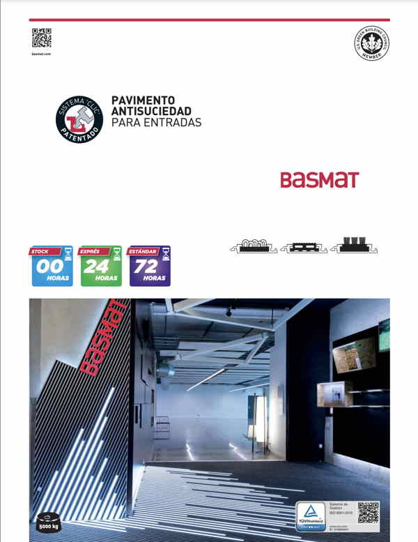 Fabricante de felpudos metálicos | Basmat